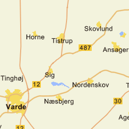 Varde - kort på Krak