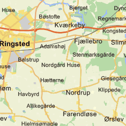 Ringsted - kort på Krak