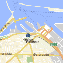 Hirtshals Havn - kort på Krak